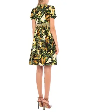 Dolce & Gabbana Velvet Ruched Dress