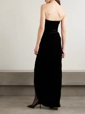 Alessandra Rich Strapless Bow-decorated Dress