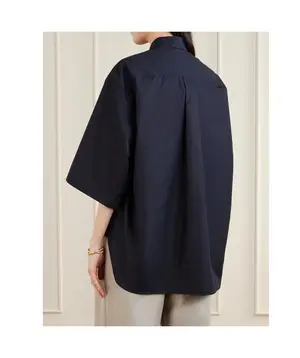 Wardrobe.NYC Short Sleeve Buttoned Shirt With Patch Pocket