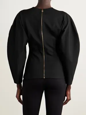 Carolina Herrera Arc Round Neck Top