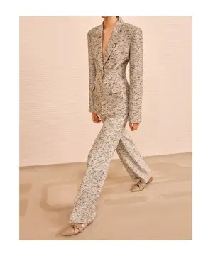 Ulla Johnson Single-breasted Jacket With Padded Shoulders
