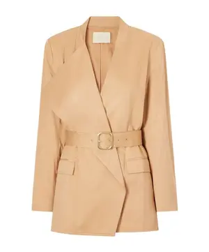 Ulla Johnson Zehra Belted Cotton Blazer - No