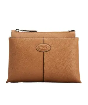 TOD'S Di Logo Patch Mini Bag - Brown