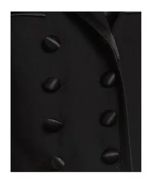 Dolce & Gabbana Double-breasted Blazer With Satin Trims