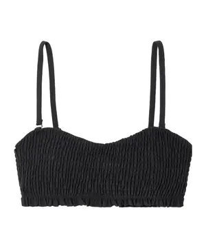 Ulla Johnson Marseille Pleated Bikini Top