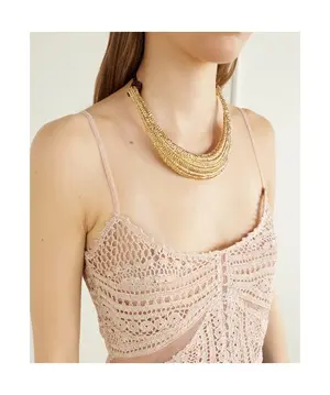 Ulla Johnson Mollie Crochet And Tulle Top