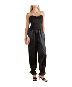 Ulla Johnson Heleen Cropped Satin Tank