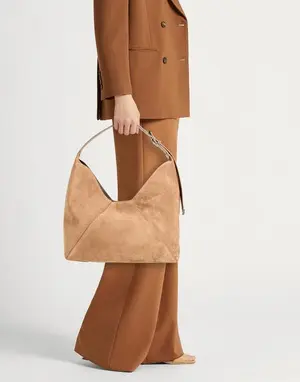Brunello Cucinelli Suede Underarm Bag