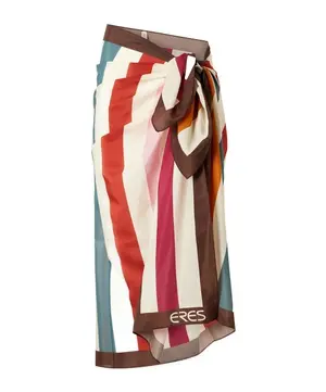 ERES Multicolor Vertical Stripe Skirt