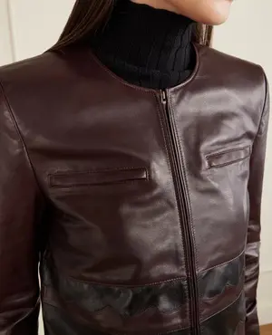 Ulla Johnson Patchwork Leather Jacket