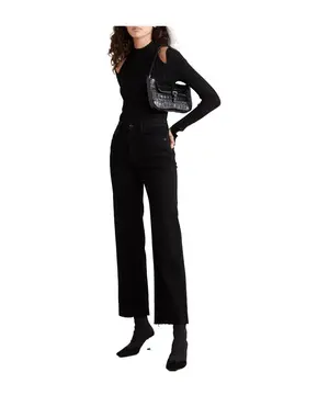 SLVRLAKE High-rise Wide-leg Organic Jeans