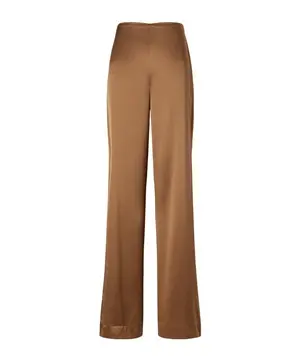 Staud Silk-blend Wide-leg Pants