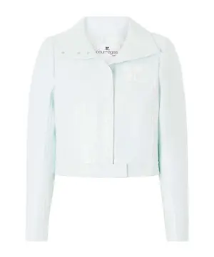 COURREGES Courreges Coated Cotton-Blend Jacket No