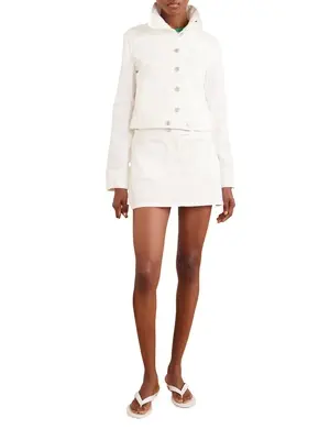 COURREGES Denim Mini Skirt