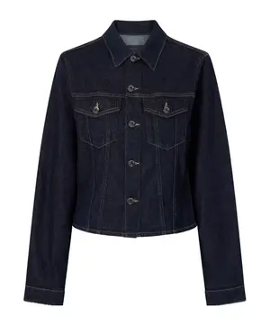 HAIKURE Cherry Denim Jacket - Black