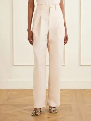Wardrobe.NYC Pleated Wide-leg Trousers
