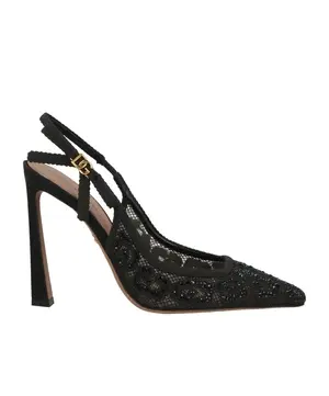 Dolce & Gabbana Lace Slingback Pumps