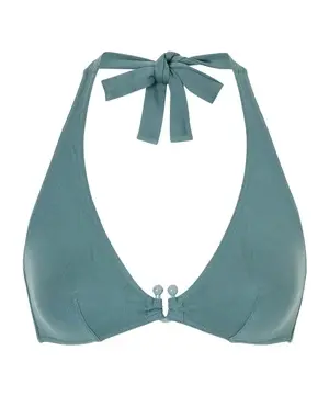 ERES Embellished Halterneck Bikini Top