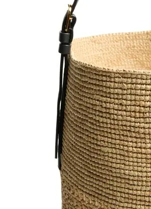 Khaite Woven Bucket Bag