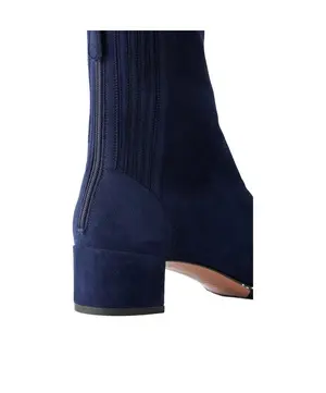 AQUAZZURA Suede Ankle Boots