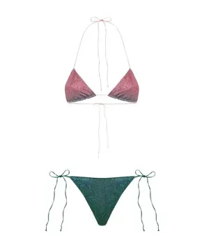 Oseree Two-toned Glitter Lumiere Bikini - No