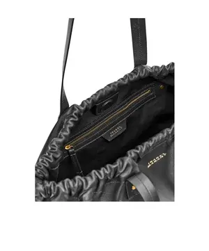 Isabel Marant Étoile Leather Drawstring Tote