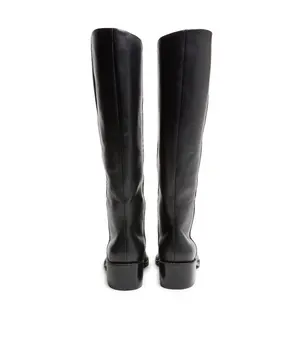 AQUAZZURA Round Toe Block Heel Boots