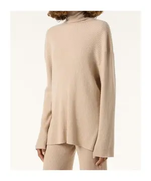 Loro Piana Camino Ribbed Cashmere And Silk Blend Turtleneck Sweater