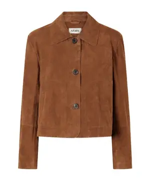 ARMA Arma Emy Suede Cropped Jacket