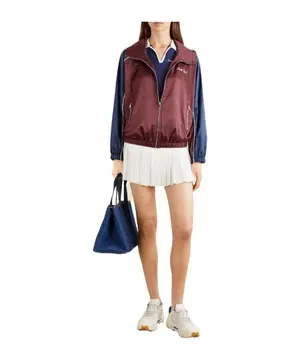 SPORTY  RICH Sporty & Rich Pleated Mini Skirt