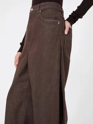 Sportmax Multi-pocket Wide-leg Jeans