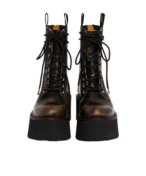 R13 Platform Ankle Boots