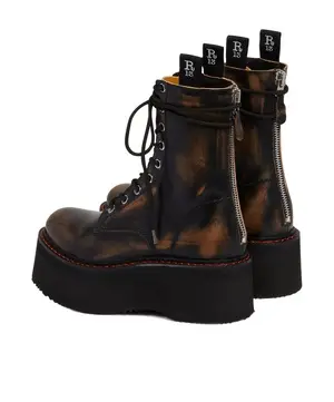 R13 Platform Ankle Boots