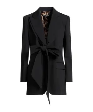 Dolce & Gabbana Single-breasted Blazer With Tie Detail