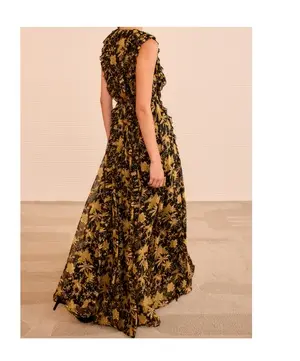 Ulla Johnson Botanical Print Sleeveless Maxi Dress