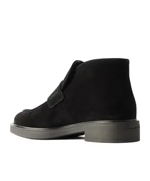 GIANVITO ROSSI Suede Ankle Boots With Block Heel