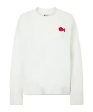 Staud Giada Embroidered Sweater