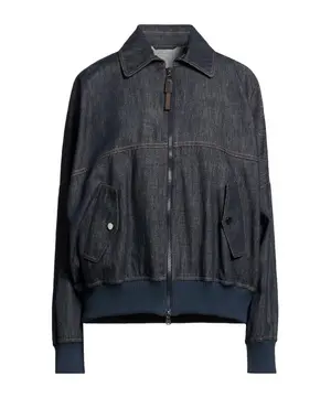 Brunello Cucinelli Long-sleeved Denim Jacket