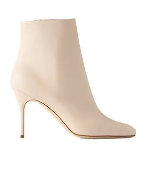 MANOLO BLAHNIK Manolo Blahnik Insopo 90 Leather Ankle Boots