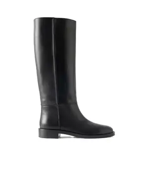GIANVITO ROSSI Riding Leather Knee-height Boots