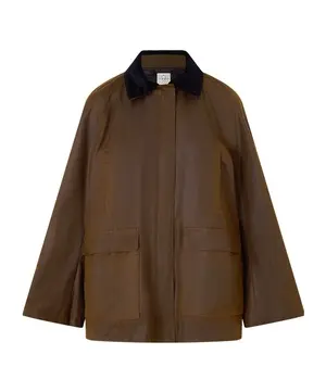 TOTEME Casual Jacket With Invisible Zipper And Front Pockets
