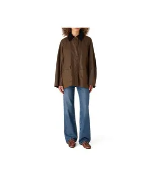 TOTEME Casual Jacket With Invisible Zipper And Front Pockets