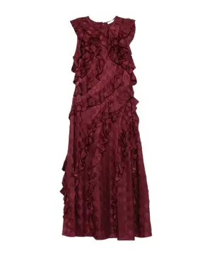 Ulla Johnson Kavita Cascading Ruffled Midi Dress