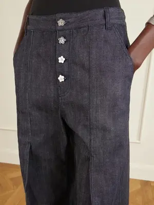 Cecilie Bahnsen High-rise Wide-leg Jeans