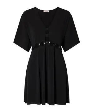 ERES Connection Cutout Jersey Mini Dress