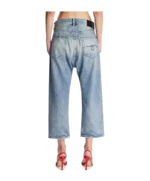 R13 Belt-loop Cropped Jeans