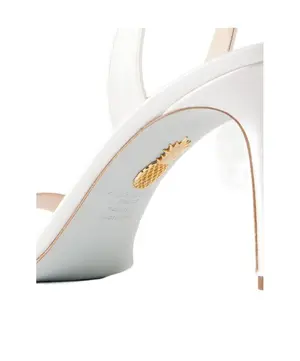 AQUAZZURA Satin Slingback Sandals