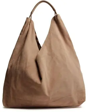 THE ROW Bindle Three Bag In Suede