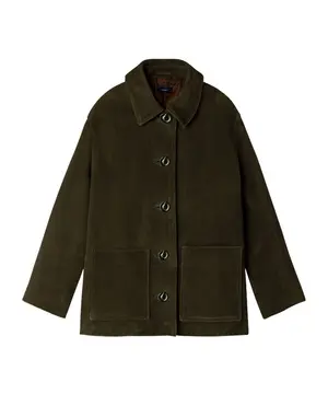 Soeur Vincenzo Suede Cropped Jacket - Black