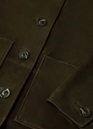 Soeur Vincenzo Suede Cropped Jacket